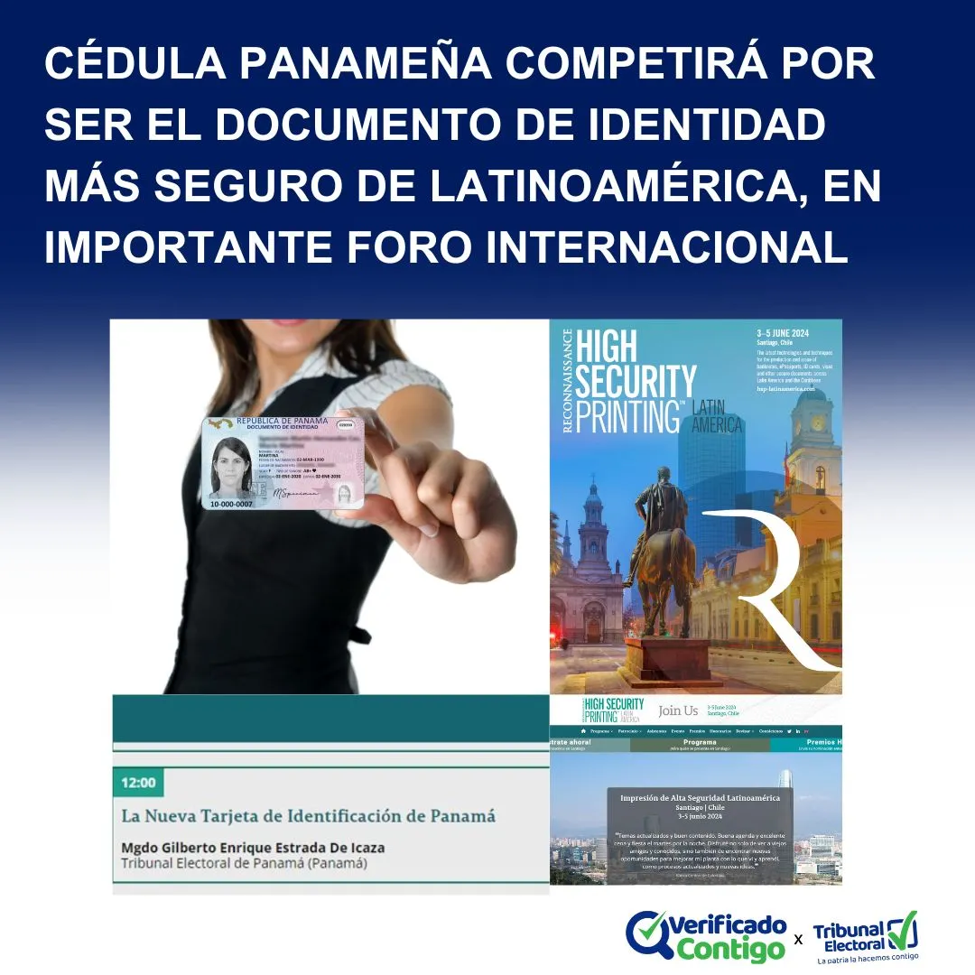 Cédula panameña competirá por ser el documento de identidad más seguro ...